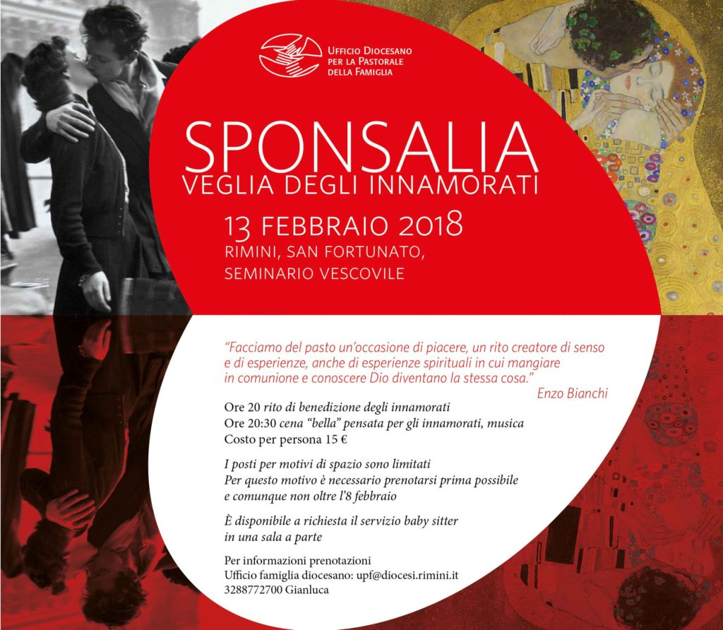 SPONSALIA – veglia degli innamorati – Ufficio Diocesano per la ...
